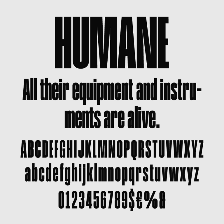 HUMANE Font｜GOOD FONTS