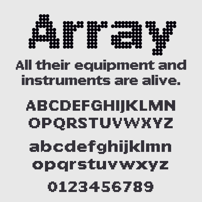 Array Font｜GOOD FONTS