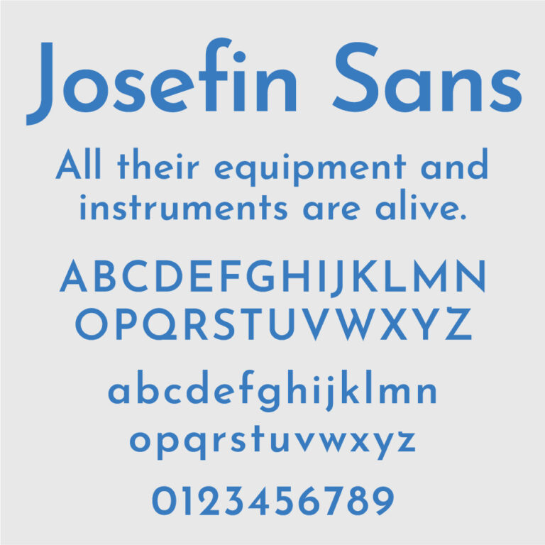 Josefin Sans Font｜GOOD FONTS