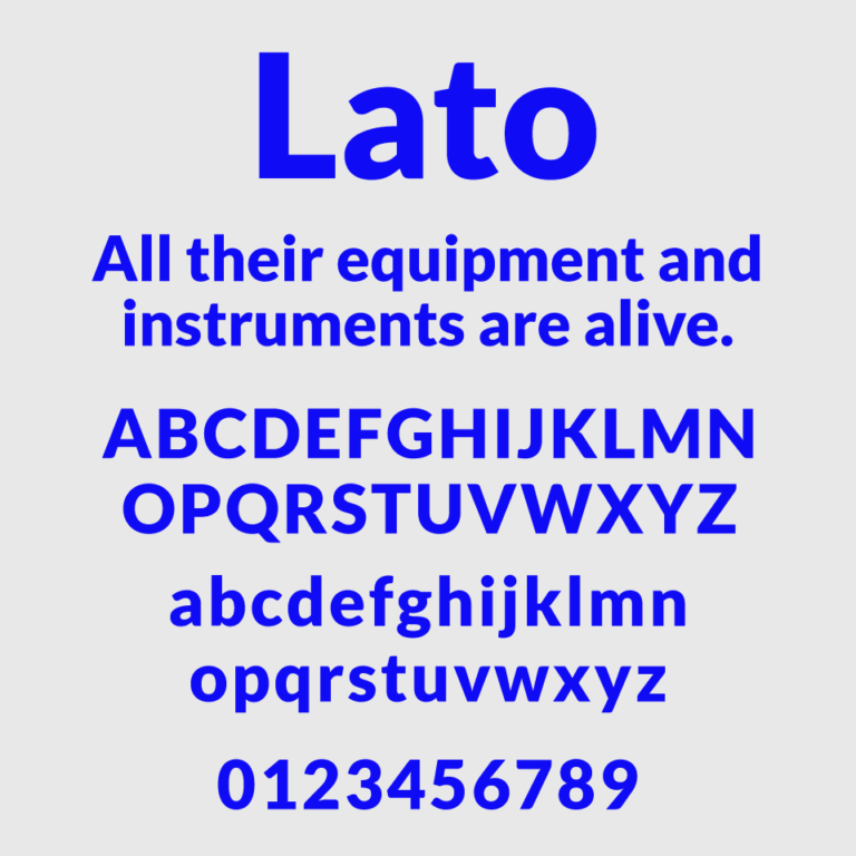 Lato Font｜GOOD FONTS