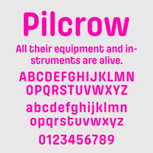 Pilcrow Rounded Font｜GOOD FONTS