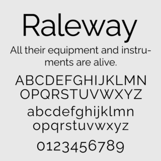 Raleway Font｜GOOD FONTS