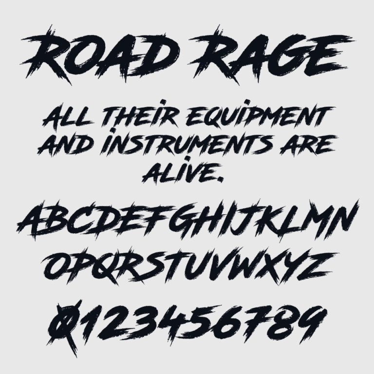 Road Rage Font｜GOOD FONTS