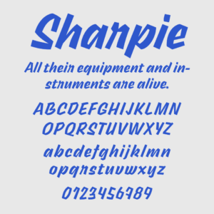 Sharpie Font｜GOOD FONTS