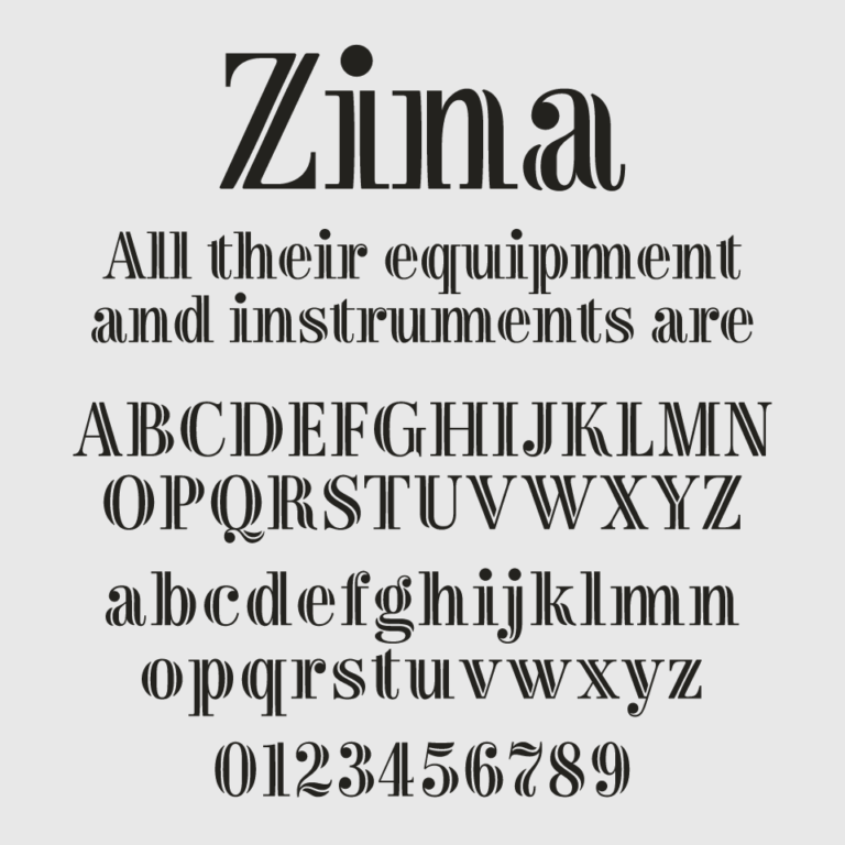 Zima Font｜GOOD FONTS