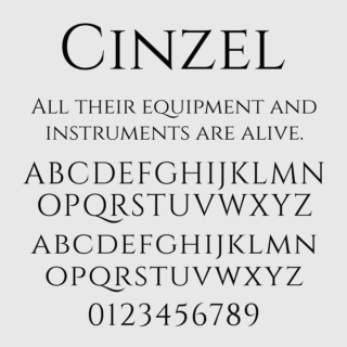 Cinzel Font｜GOOD FONTS