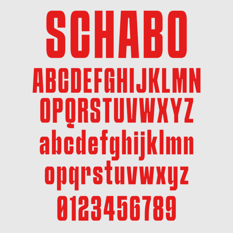 SCHABO CONDENSED Font｜GOOD FONTS