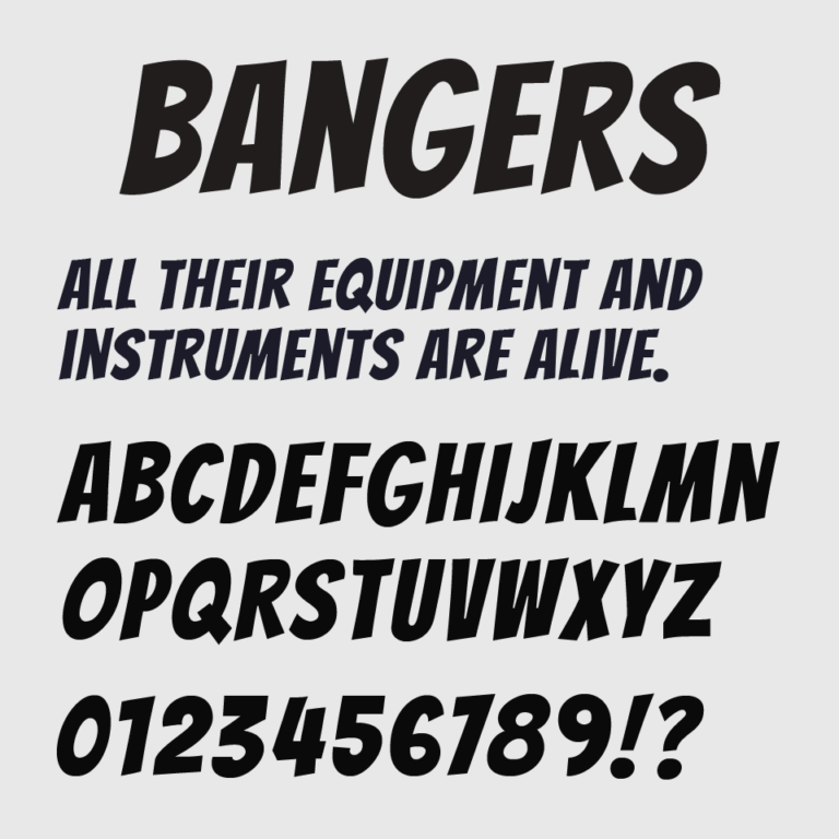 Bangers Font｜GOOD FONTS