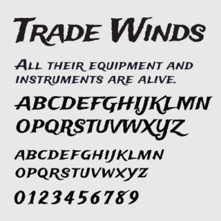 Trade Winds Font｜GOOD FONTS